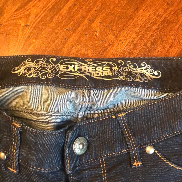 Express | Jeans | Express Skinny Jeans Dark Blue Size 4 | Poshmark